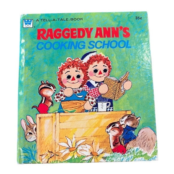 Whitman | Toys | Vintage 97s Raggedy Anns Cooking School Book | Poshmark